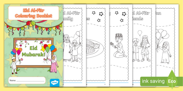Eid Al-Fitr Colouring Booklet (Teacher-Made)