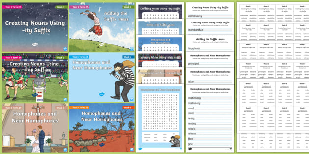 Year 5 Term 2A Bumper Spelling Pack