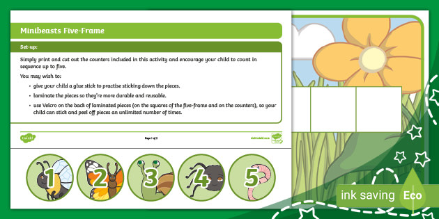 👉 Minibeasts Five-Frame (teacher made)
