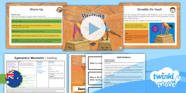 Move PE Year 4 Gymnastics: Movement Lesson 3: Vaulting Lesson Pack