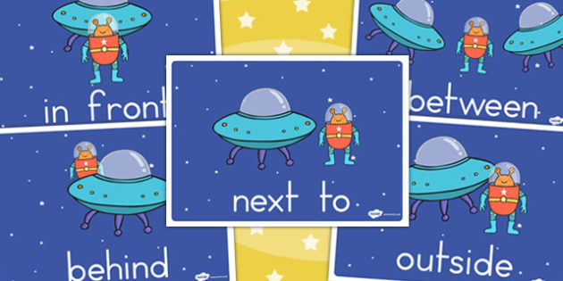 Alien Positional Language Display Posters (teacher made)