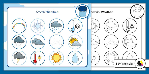 Weather Smash Mat (Teacher-Made)