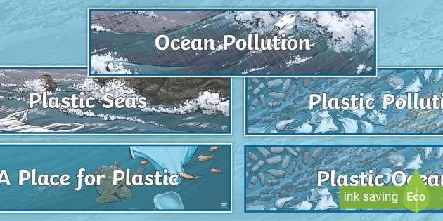 Plastic Pollution Display Banner Pack