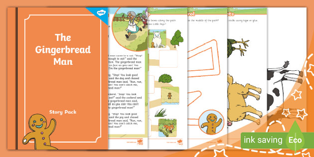 Story Pack - The Gingerbread Man (teacher made)