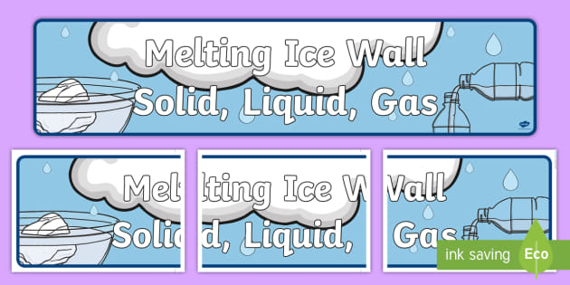 Melting Ice Wall Banner (teacher made)