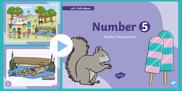 👉 Talk About Number 5 Maths PowerPoint (teacher made)