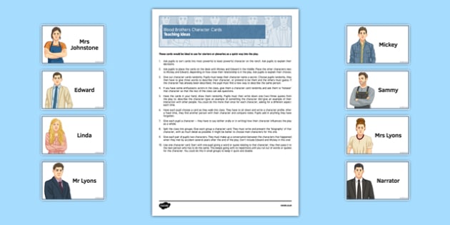 Blood Brothers Resources | twinkl.co.uk