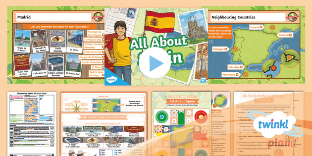 👉 PlanIt Year 6 Spanish Lesson: All About Spain