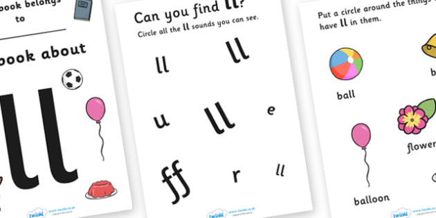 My Phase 2 Digraph Workbook (ll) - Digraph Formation, Phase 2, phase two