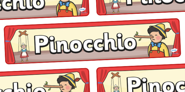 Pinocchio Display Banner