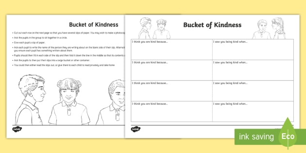 Bucket of Kindness - World Kindness Day Activities - Years 3-6