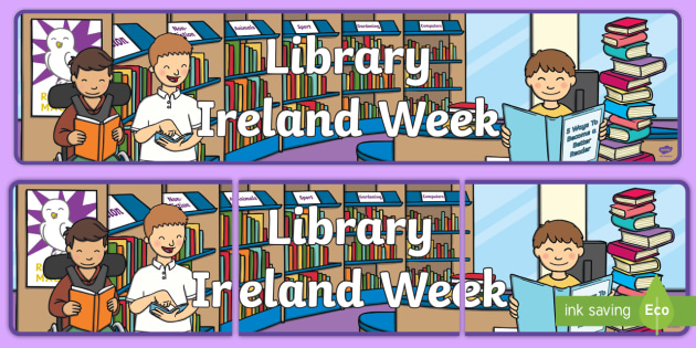 Library Ireland Week Banner (Teacher-Made)