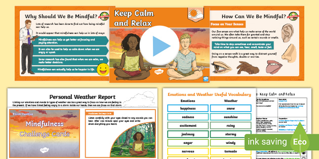 PSHE Keep Calm Lesson | LKS2 Think Positive Lesson 4 Pack