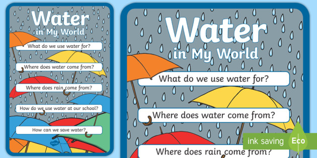Water in Our World Classroom Display Posters (teacher made)