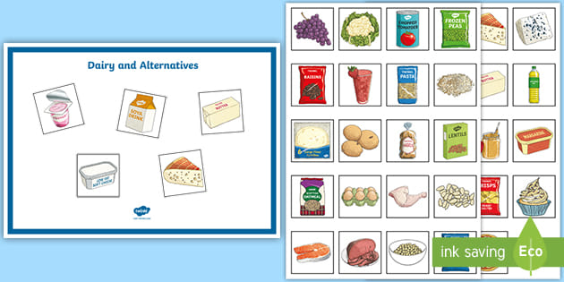 Food Group Sorting Activity (teacher made)