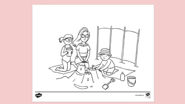 FREE! - Summer Colouring Sheet - Primary Resources