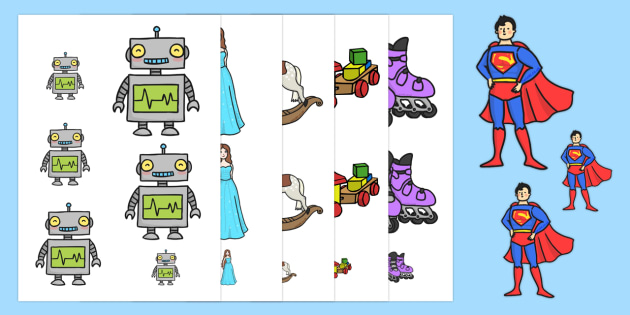 Toy Size Ordering (teacher made)