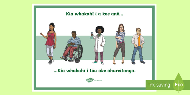 Proud to Be You A4 Display Poster Te Reo Māori