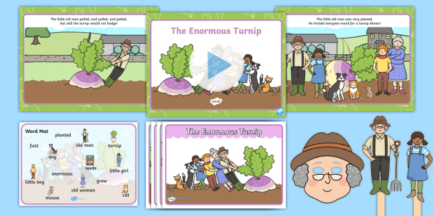 The Enormous Turnip - Listen and Retell Oral Language Activity Pack