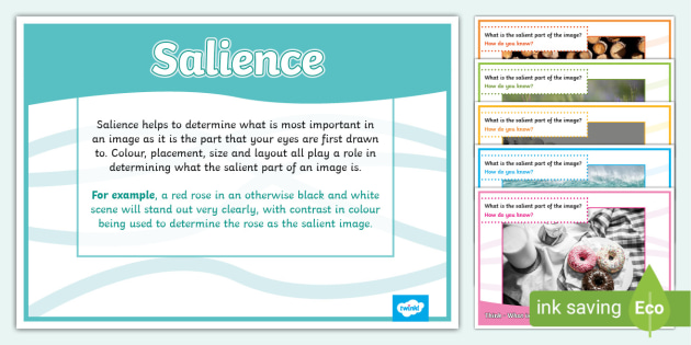 Salience Poster Display | Primary English and Art Resources