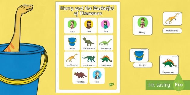 Vocabulary Poster to Support Teaching on Harry and the Bucketful of ...