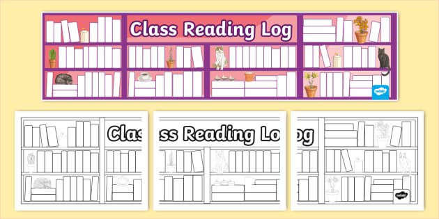 Class Reading Log Book Banner
