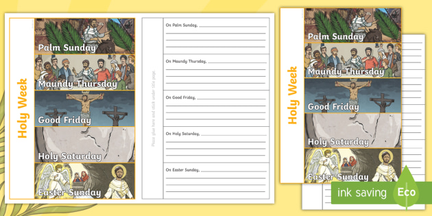 Holy Week Activity (Teacher-Made)