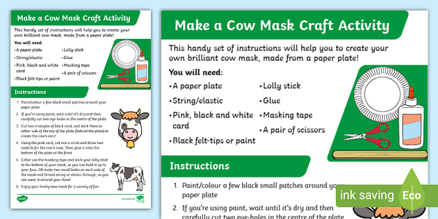 FREE! - Cow Craft - Primary Resources (Teacher-Made)