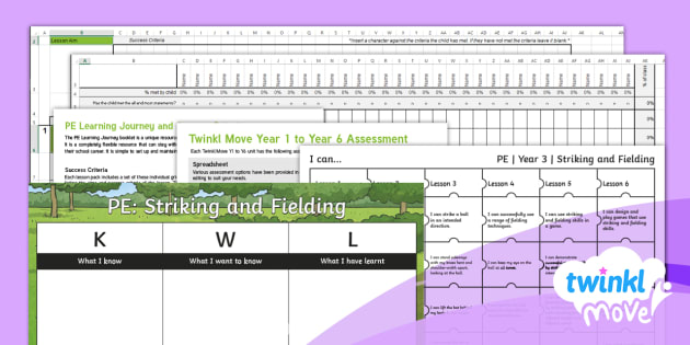 Year 3 Striking and Fielding Assessment | Twinkl Move PE
