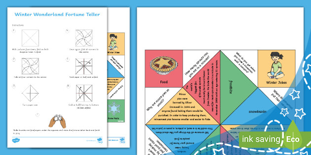 Winter Wonderland Fortune Teller