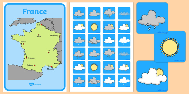 👉 Weather Forecasting Role Play Pack France