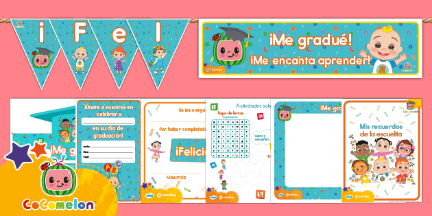FREE! - GRATIS Pack de graduación: CoComelon (teacher made)