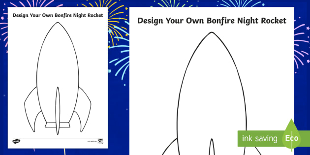 Design a Bonfire Night Rocket Activity (teacher made)