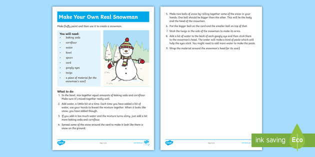 Snowman Activities | twinkl.co.uk