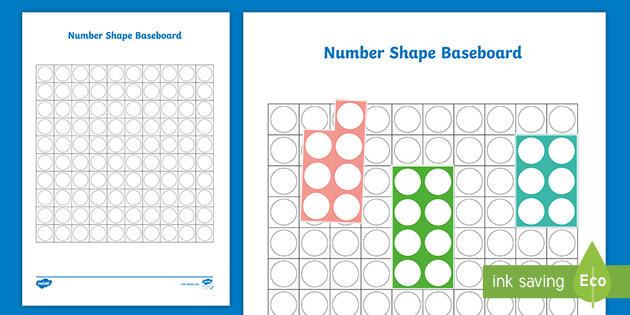 Number Shape Baseboard (teacher made)