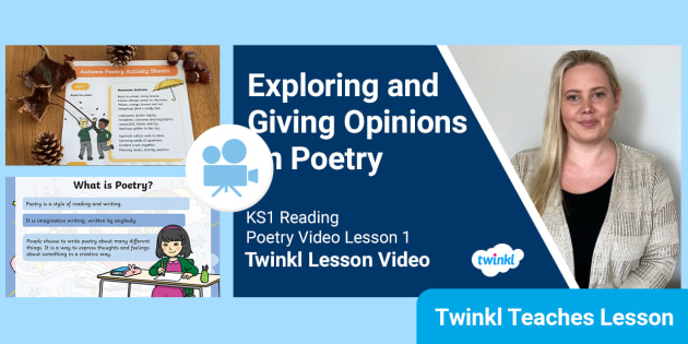 FREE! - KS1 (Ages 5-7) Reading Poetry: Video Lesson 1