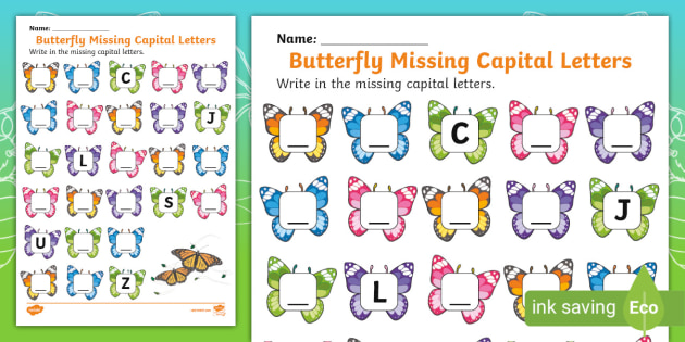 Butterfly Worksheets | twinkl.co.uk