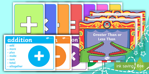 Mathematical Signs Activity Pack (teacher made)