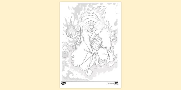 Angry Mahuika Colouring | Colouring Sheets (Teacher-Made)