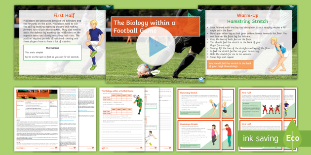 The Biology within a Football Game Lesson Pack