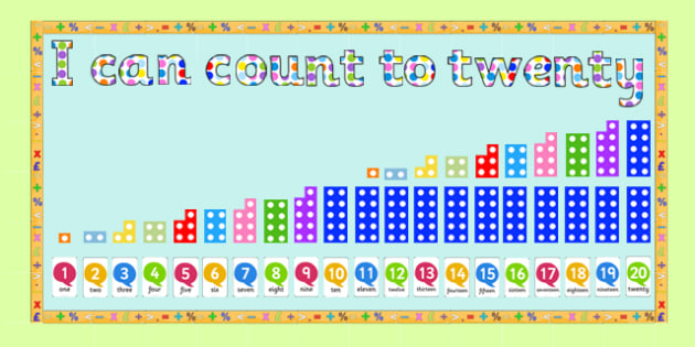 Ready Made 'I Can Count to Twenty' Display Pack - ready made