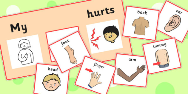 My Hurts Visual Support (teacher made)
