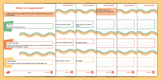 Classroom Activity to Show Cooperation Skills | Inclusion