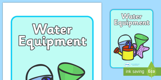 FREE! - 👉 Water Equipment Label (teacher made)