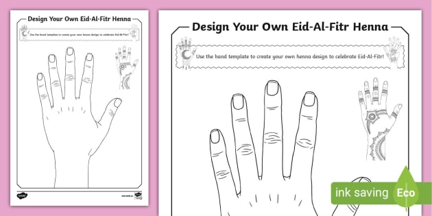 Design Your Own Eid Henna (Teacher-Made)