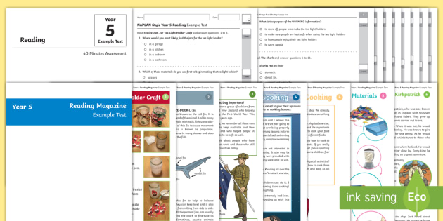 Comprehension Test Example for Year 5 | NAPLAN-Style Lesson