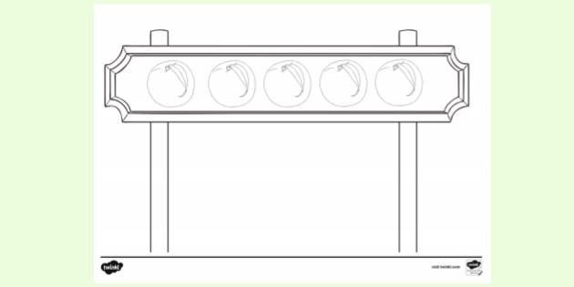 FREE! - Peach Sign Colouring | Colouring Sheets