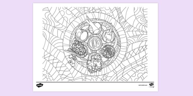 FREE! - Pesach Colouring Page | Colouring Sheet