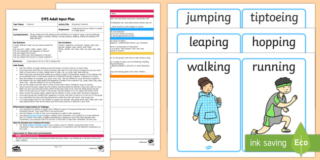 Movement Patterns Adult Input Plan and Resource Pack