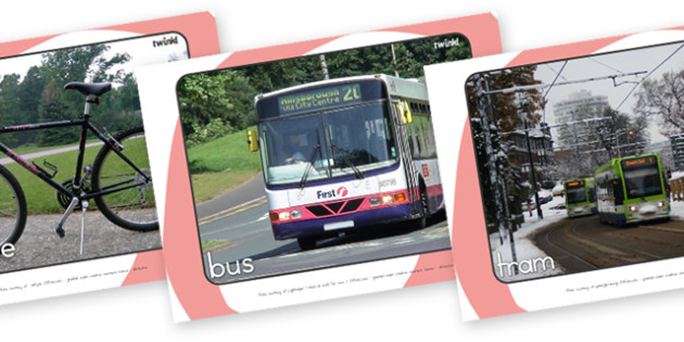 Transport Display Photos (teacher made)